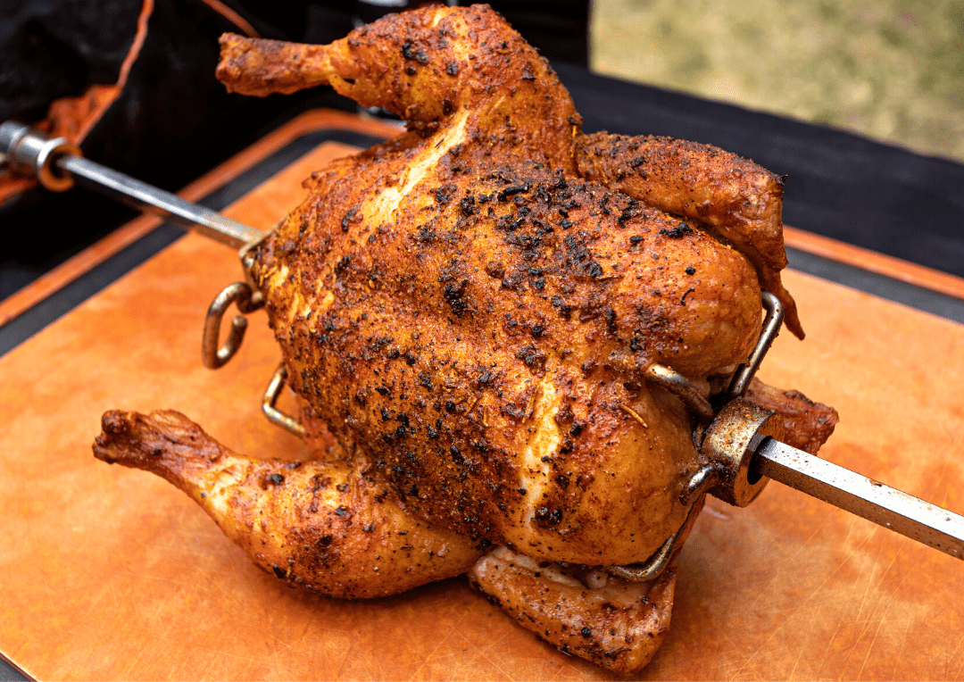 Poulet sur tournebroche style rôtisserie – BBQ Québec